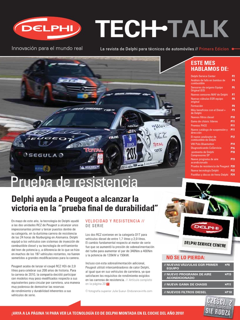 Delphi Tech Talk Newsletter September 2010 Spanish PDF | PDF ...