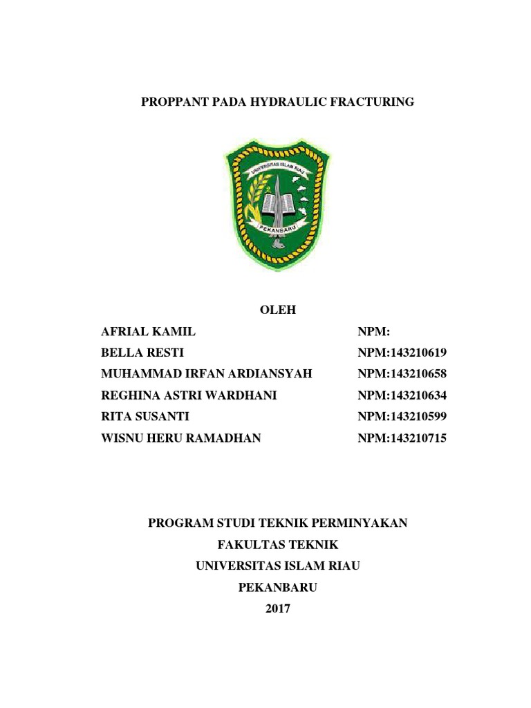 Proppant Pada Hydraulic Fracturing | PDF