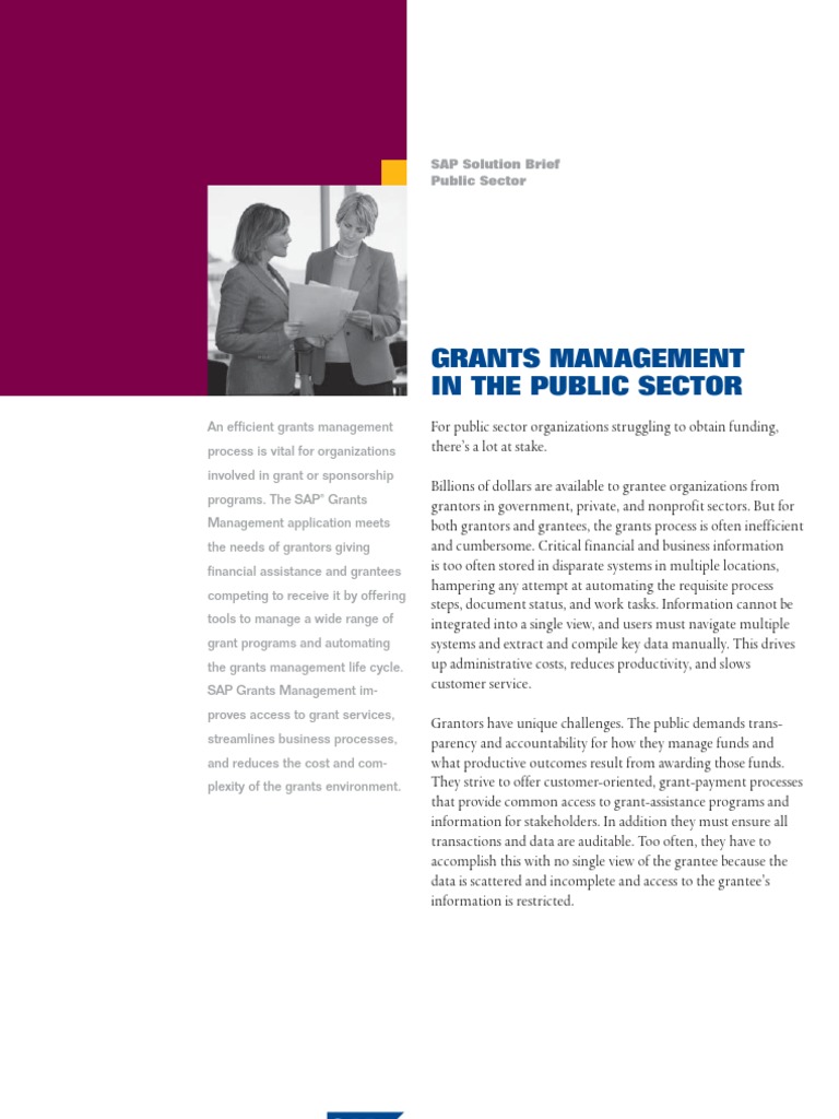 BWP SAP Grants Management | PDF | Sap Se | Service Oriented Architecture