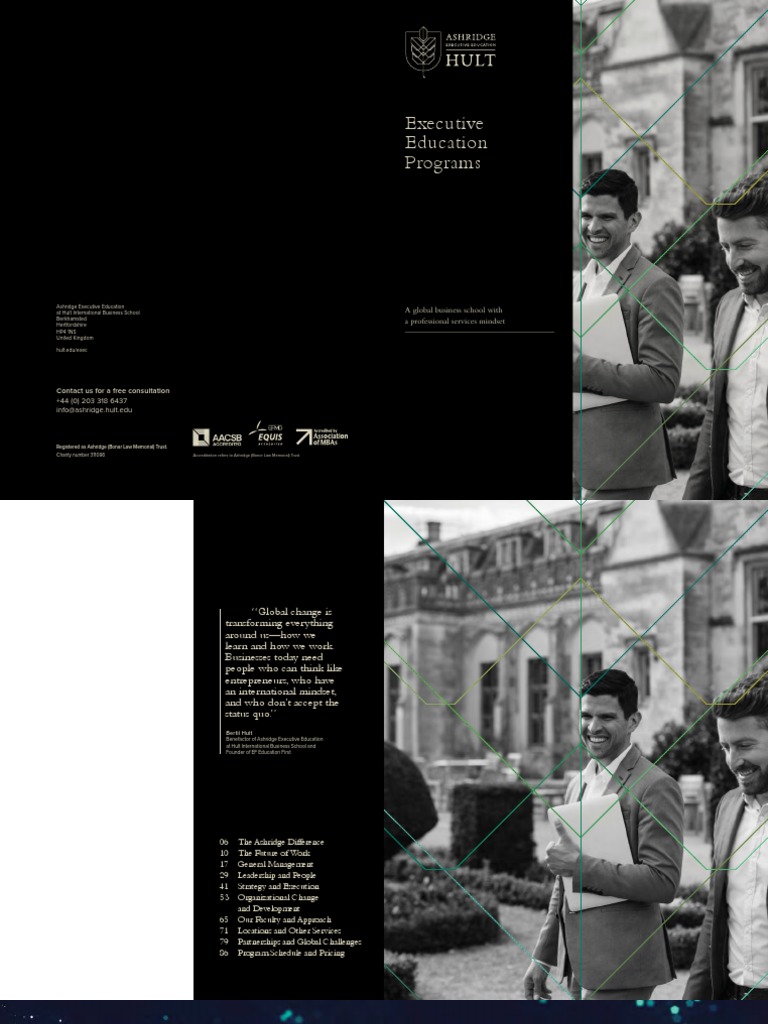 Ashridge Executive Education Programs Brochure201819NEW PDF | PDF ...