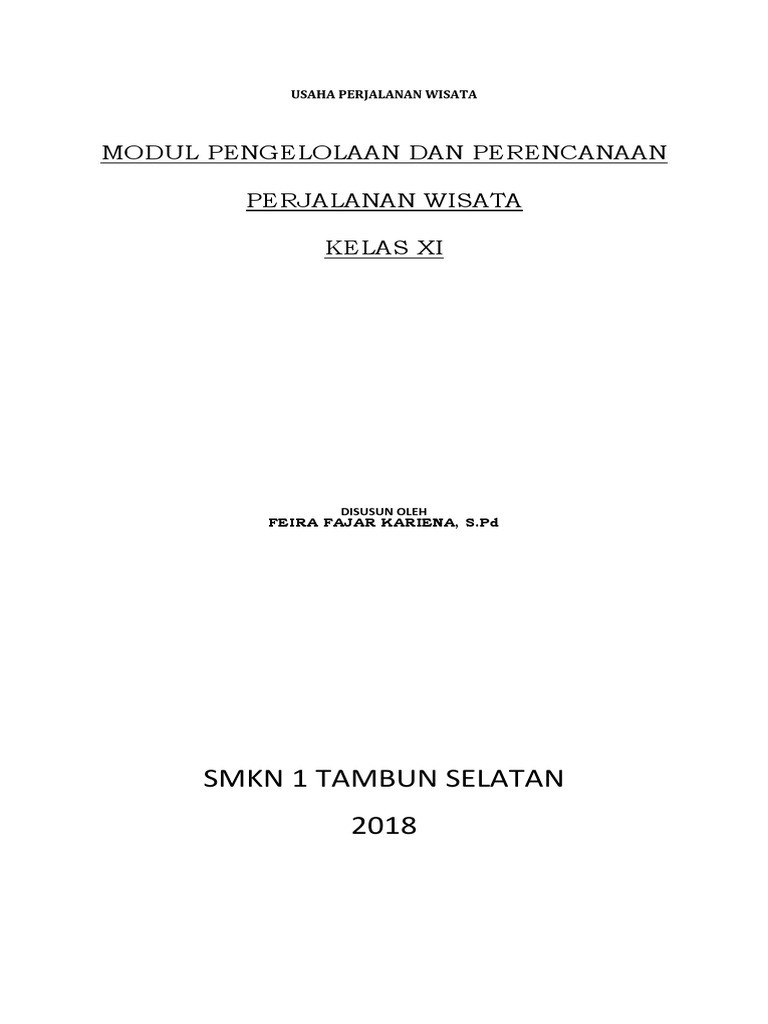 Modul PPPW Feira | PDF