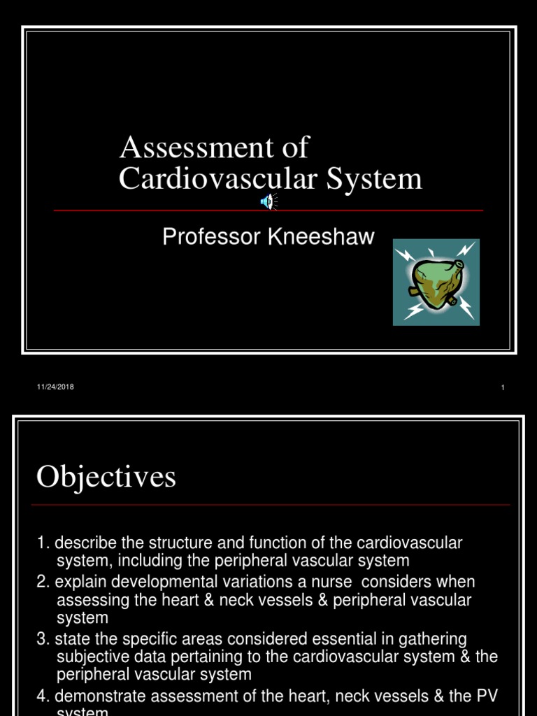 Cardiovascular System Assessment Guide | PDF | Ventricle (Heart ...