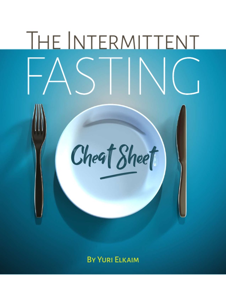 Intermittent Fasting Cheat Sheet PDF | Download Free PDF | Fasting | Eating
