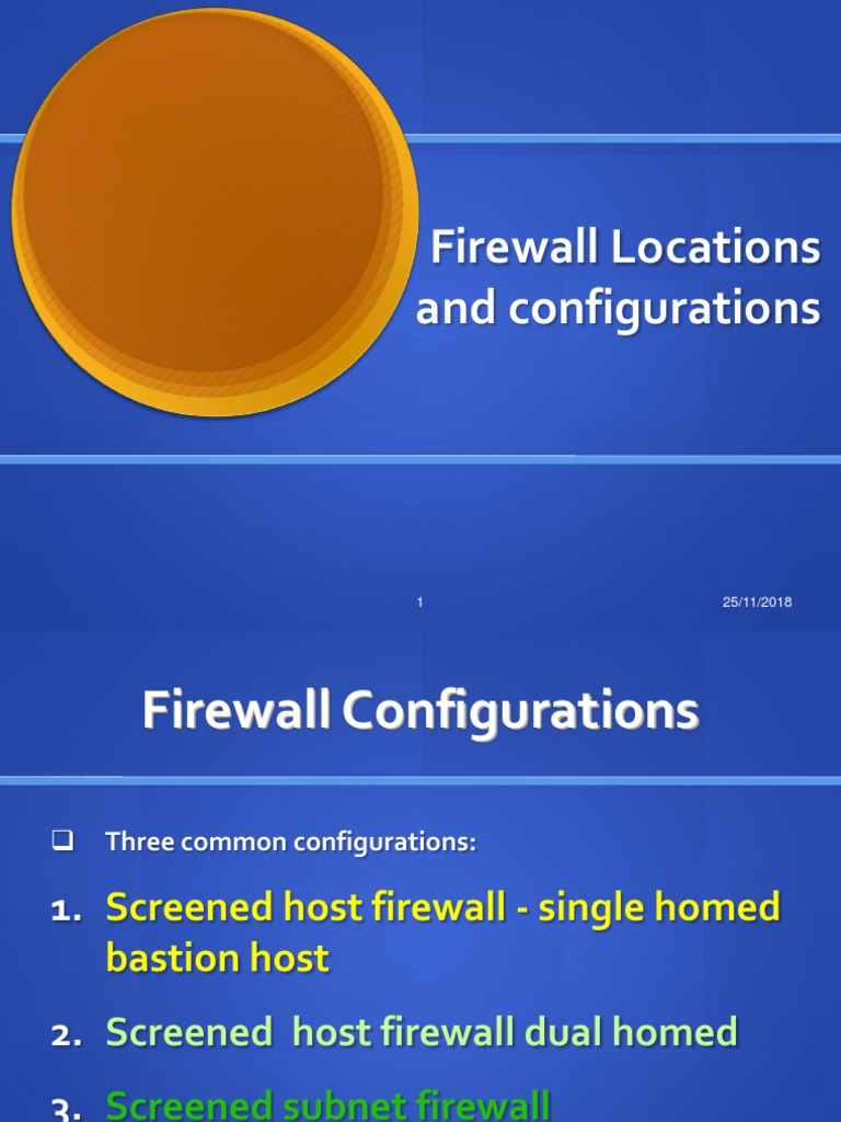 Firewall Locations and Configurations | PDF | Firewall (Computing) | Virtual Private Network