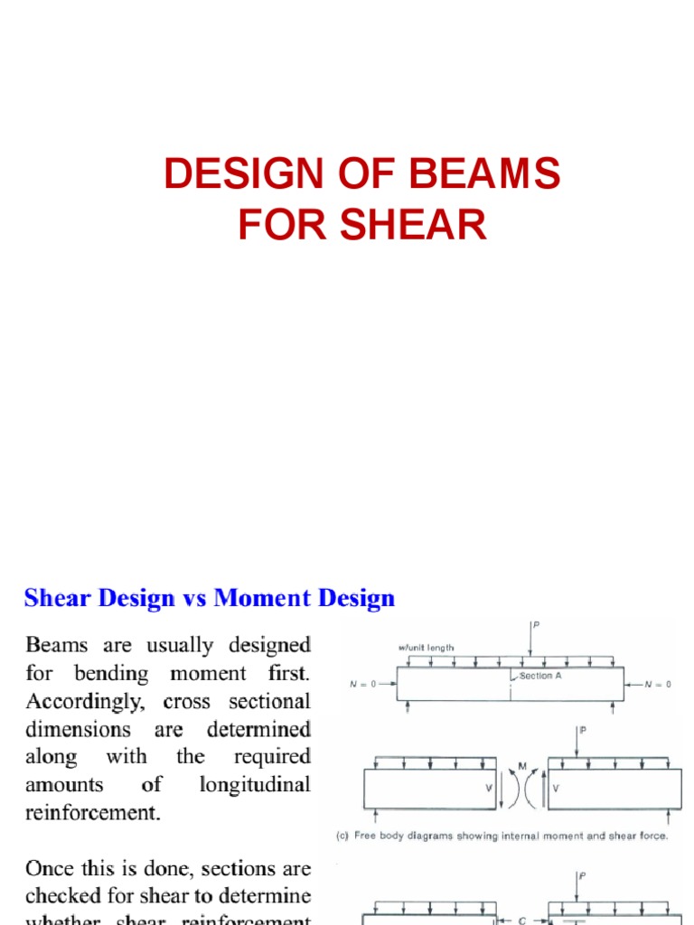 Design of Beam Shear | PDF