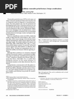 Design of Chrome Cobalt RPD | PDF | Dental Anatomy | Dentistry