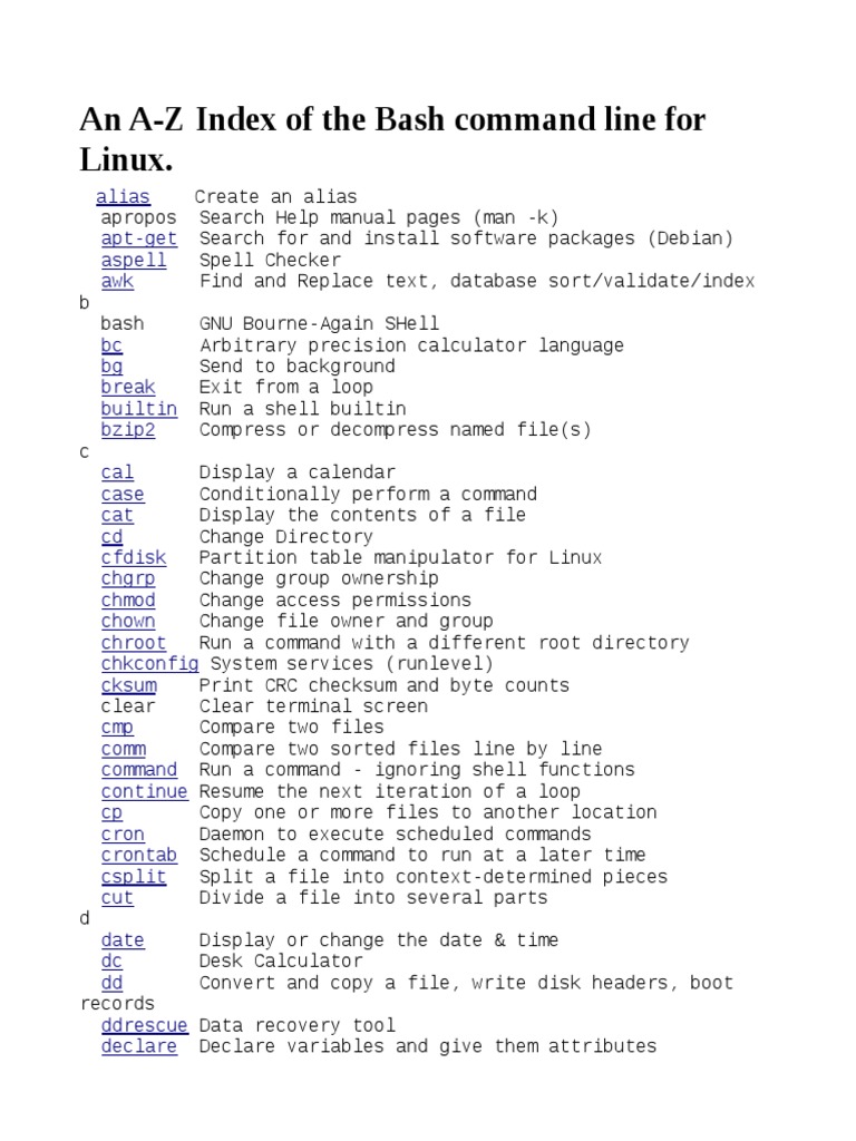 002 Linux Commonds | PDF | Computer File | Shell (Computing)
