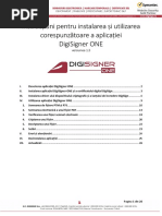 DigiSign Instructiuni Instalare Si Utilizare A Semnaturii Electronice ...