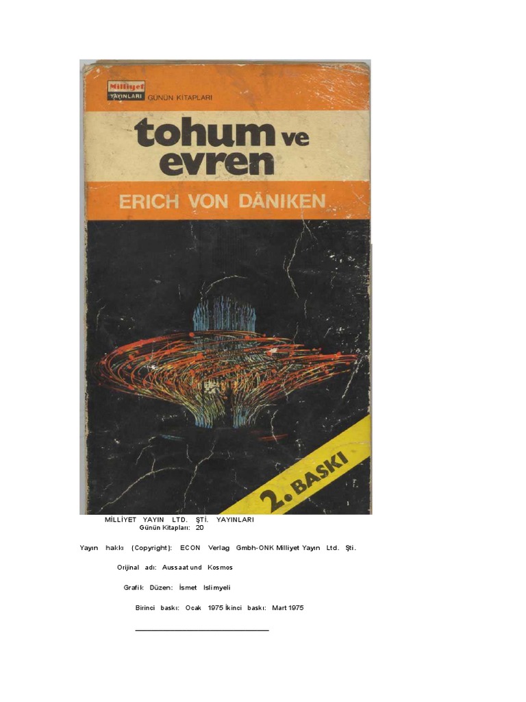 Erich Von Daniken - Tohum Ve Evren PDF | PDF