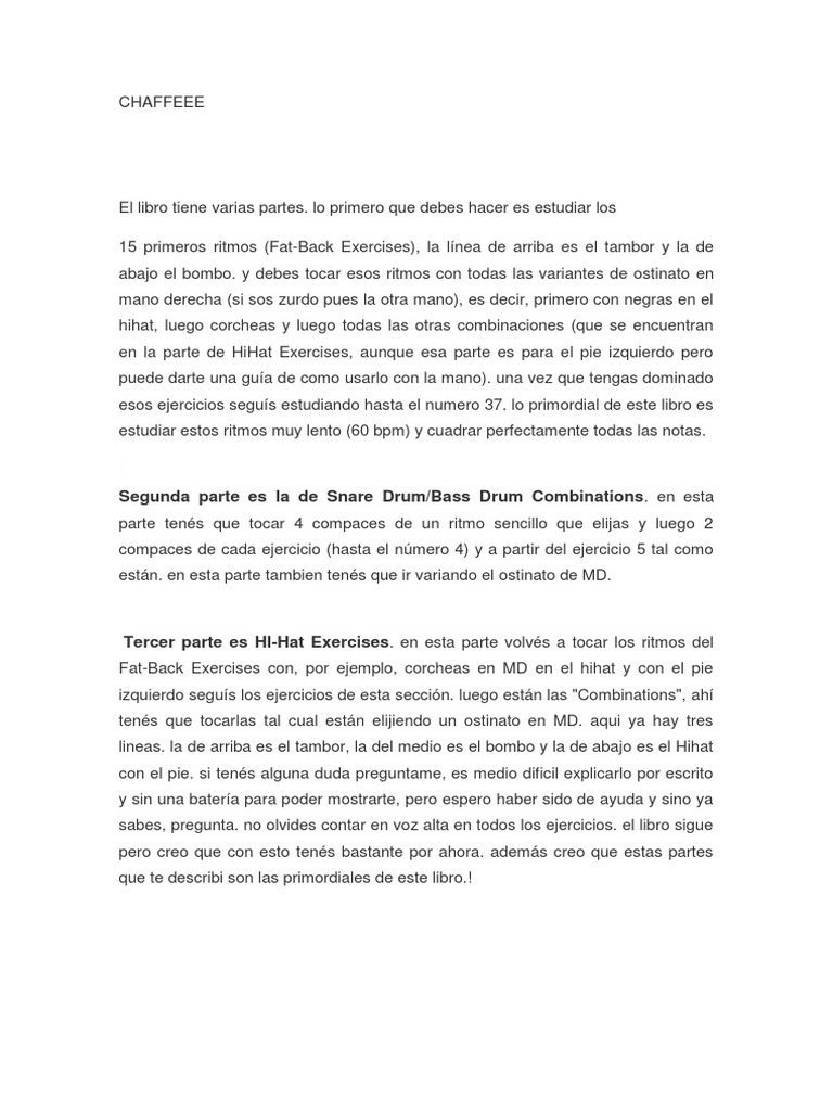 Chaffee Como Estudiar Time Functioning Patterns | PDF