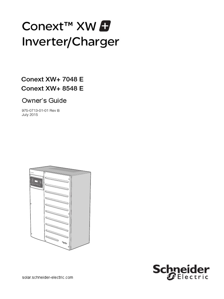 Conext Xw8548e Inverter Owner S Guide | PDF | Battery Charger ...