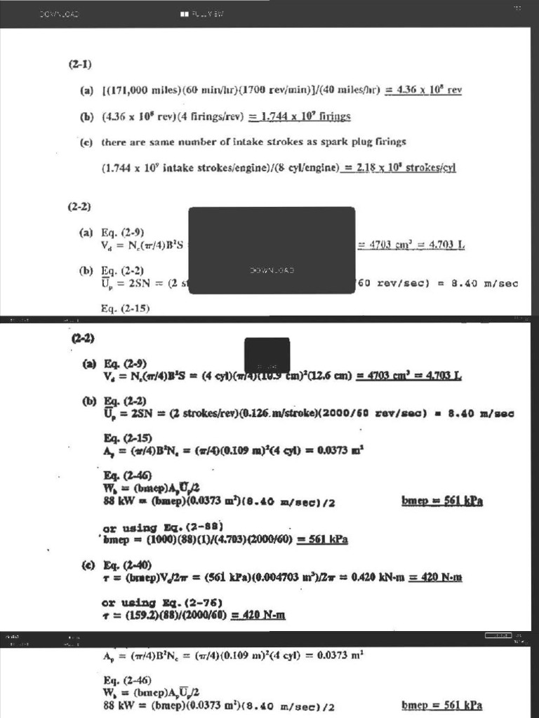 Analysis of Engine Performance Parameters for a Multi-Cylinder Engine ...