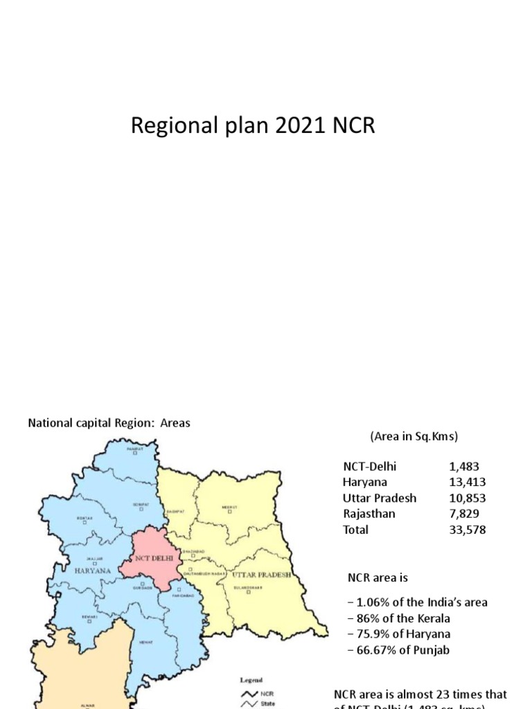 Regional Plan 2021 NCR | PDF | Natural Environment | Economies