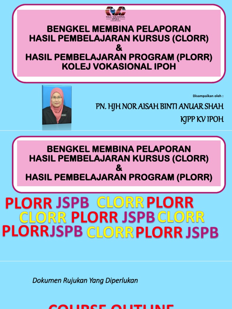 Taklimat Clo Plo KV Ipoh | PDF