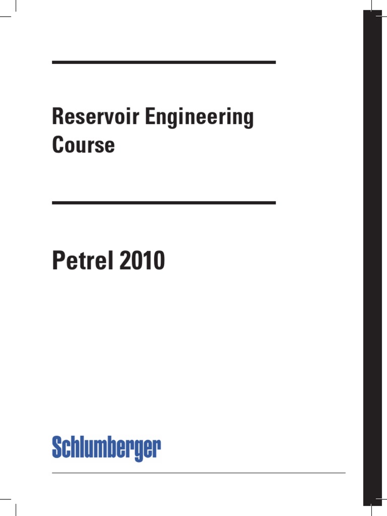 Petrel 2010 Reservoir Engineering Course PDF | PDF | Icon (Computing ...