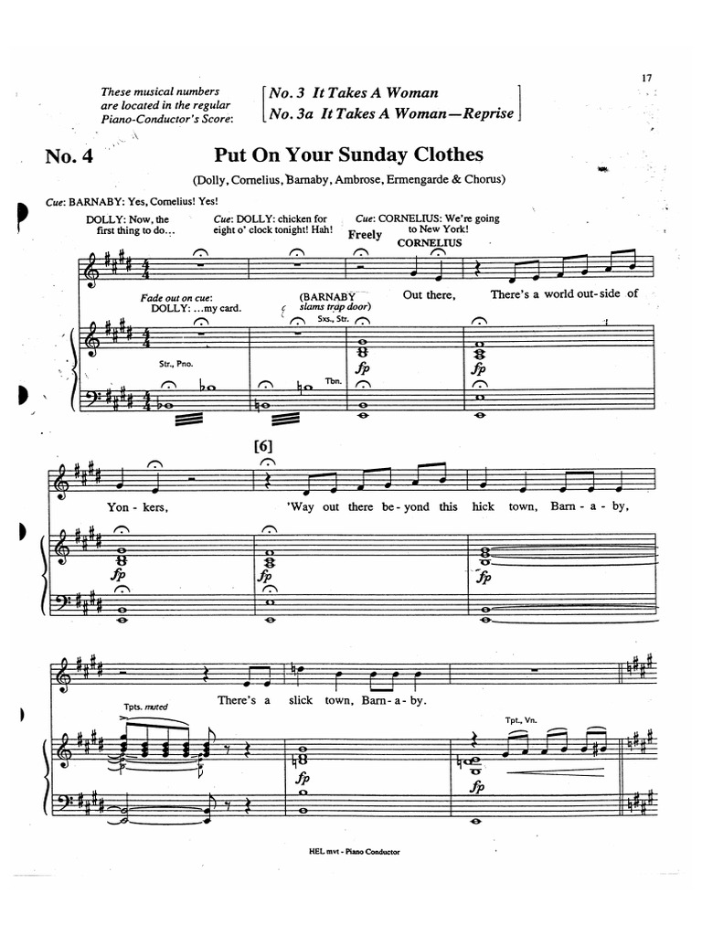 Put On Your Sunday Clothes | PDF