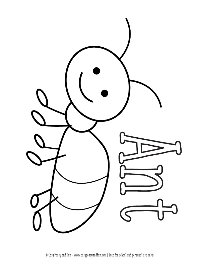 Sweet Bugs Coloring Pages PDF | PDF