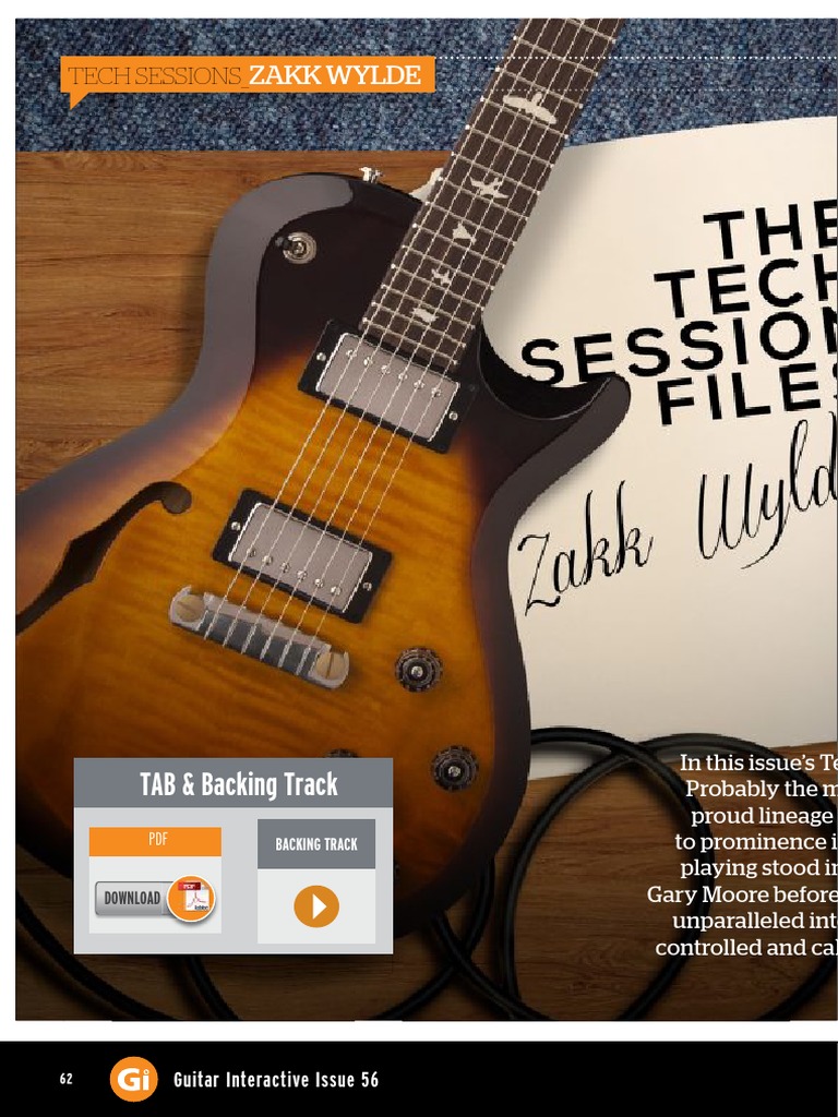 Backing Track TAB & Backing Track: Zakk Wylde | PDF | Guitars | String ...