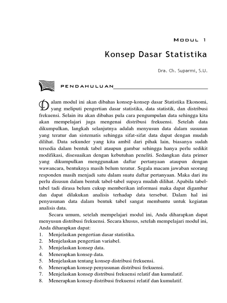 Tabel Distributif | PDF