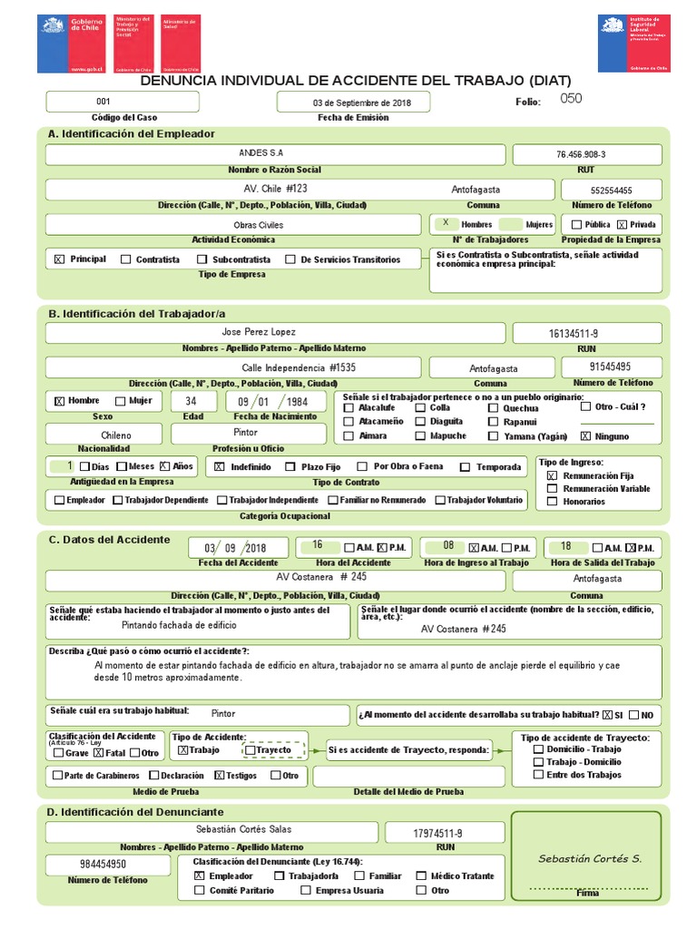 Diat Formato | PDF | Chile