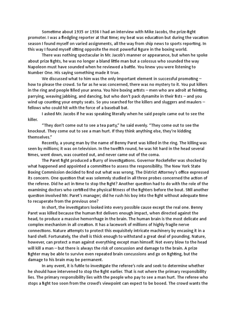 Sample Ess | PDF | Essays | Sports