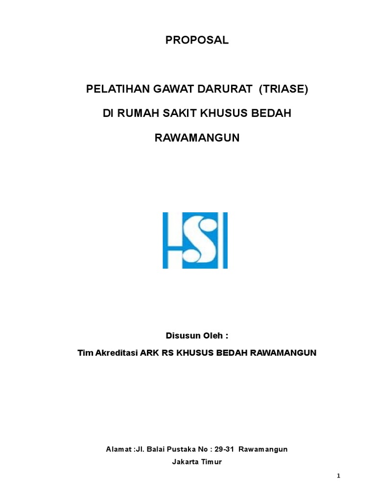 PROPOSAL Triase Oke | PDF