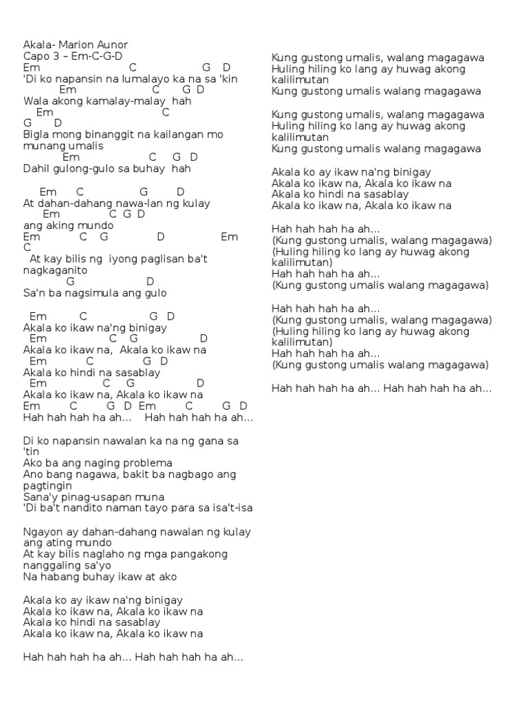 Akala by Marion Onor | PDF