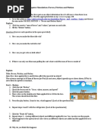 PhET - Forces Motion Basics in html5 10.3.17 | PDF | Force | Mass