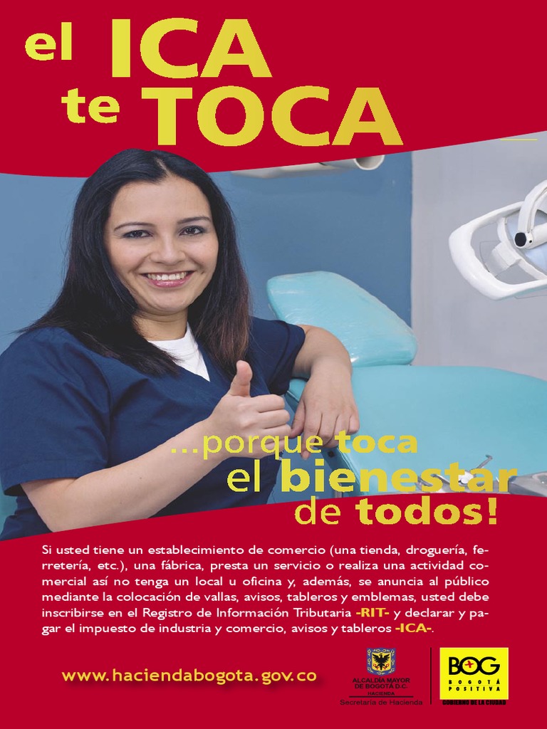 Cartilla El Ica Te Toca PDF | PDF | Impuestos | Bogotá