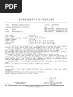 Usg Upper Abdomen Report Format | PDF