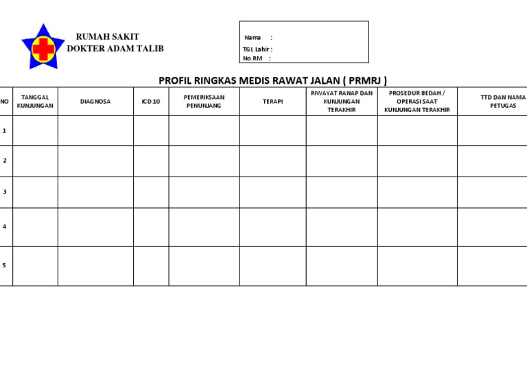 Formulir PRMRJ | PDF