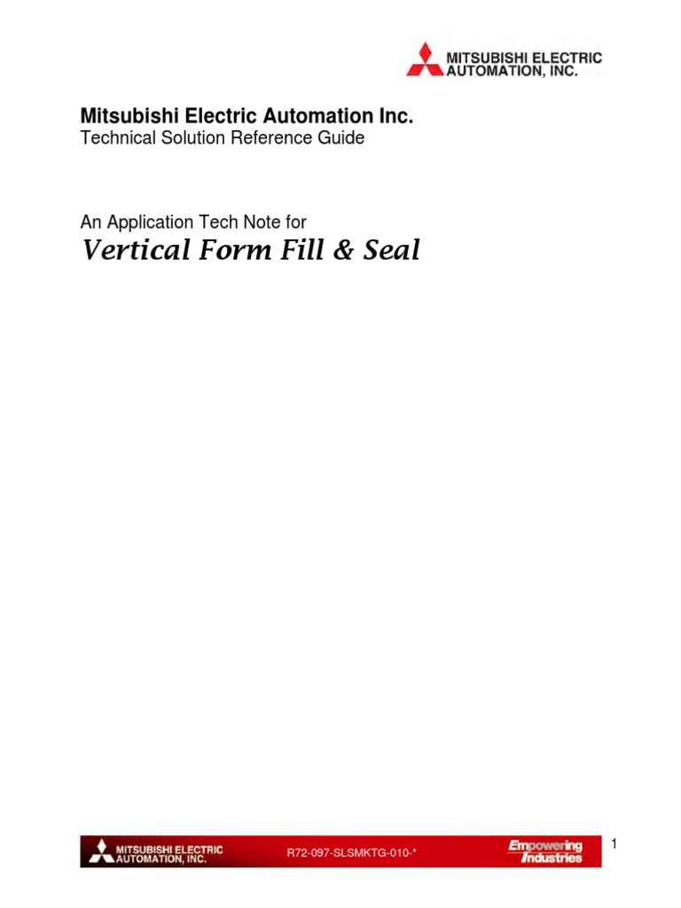 Vertical Form Fill Seal | PDF | Programmable Logic Controller | Machines