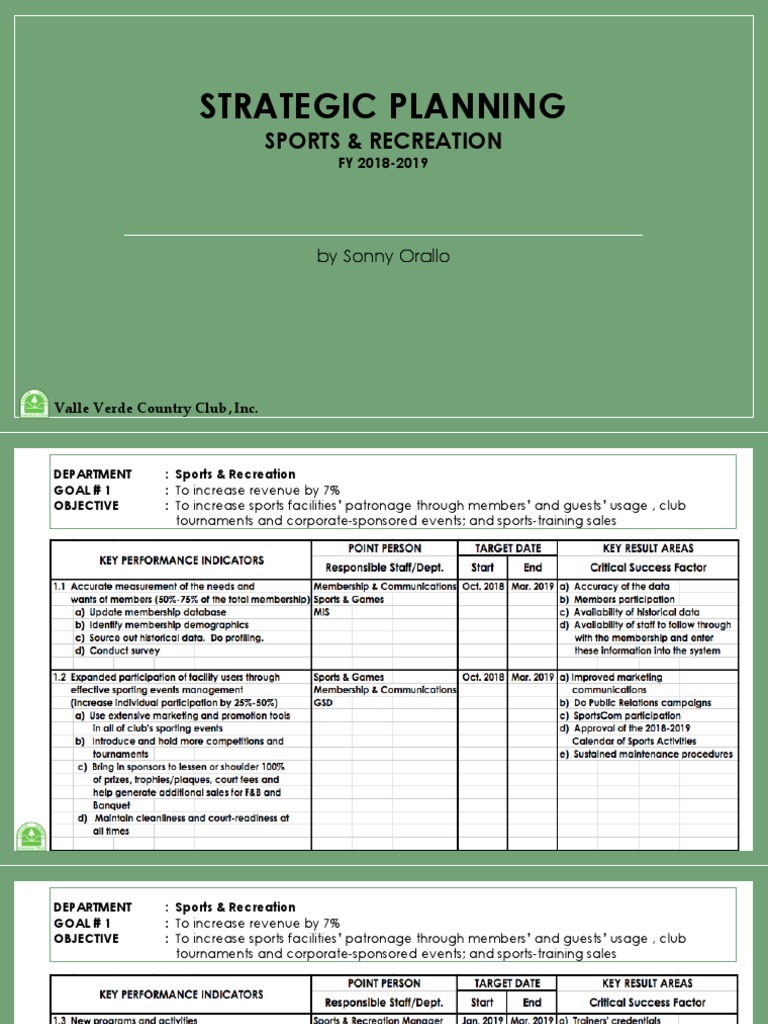 Goals and Objectives Template | PDF | Goal | Economies