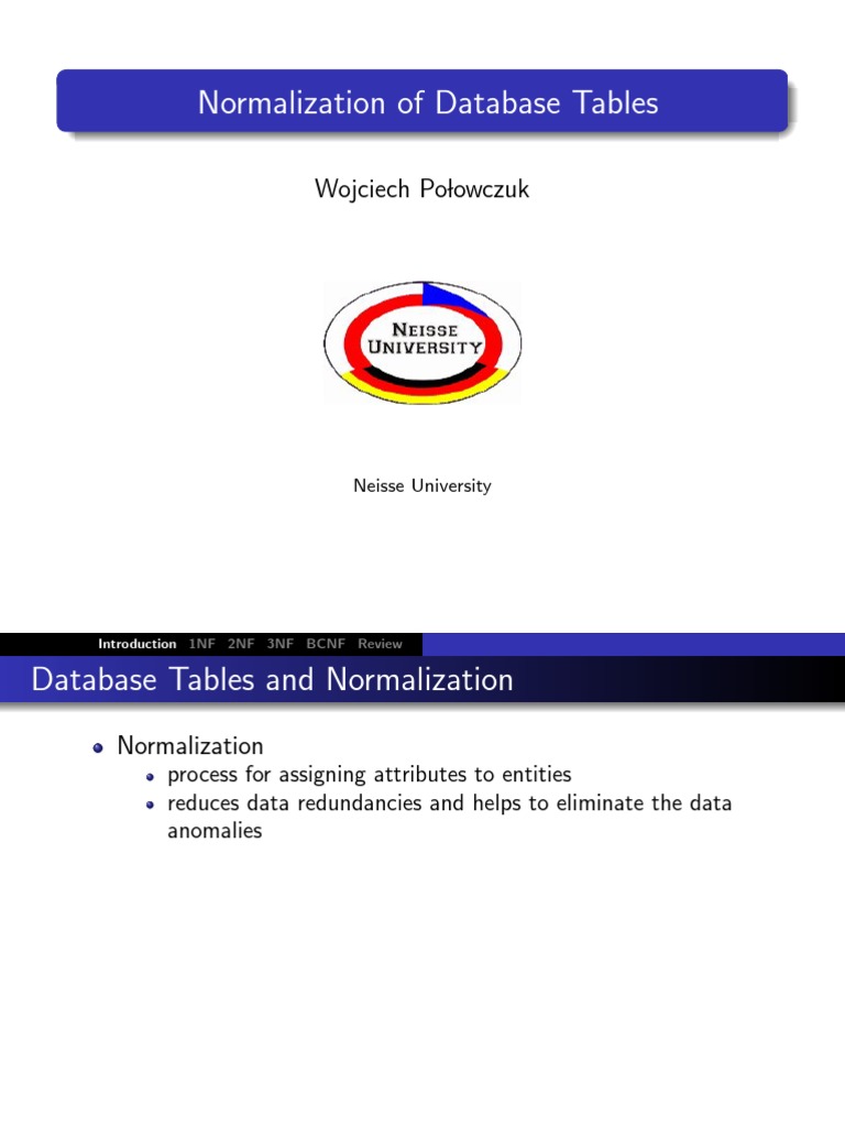 Normalization Example | PDF | Data Management | Information Technology
