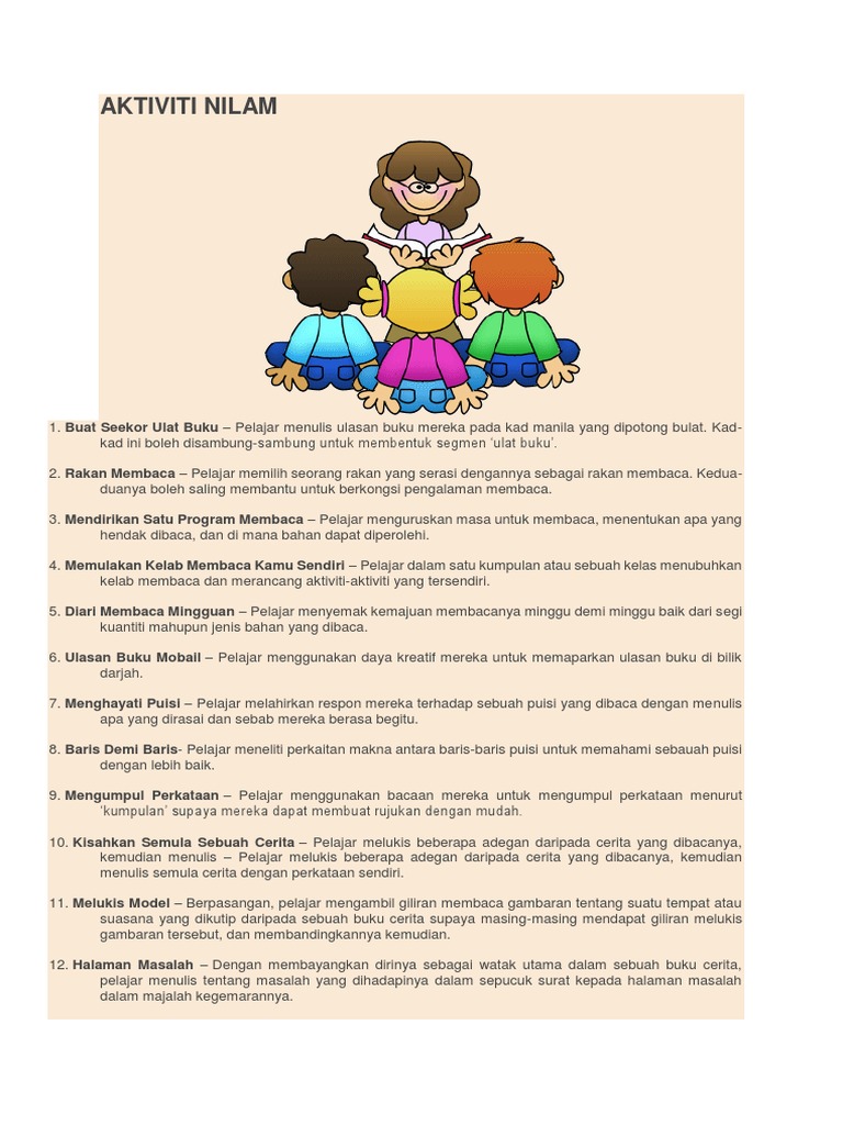 Contoh Aktiviti Nilam Sekolah | PDF