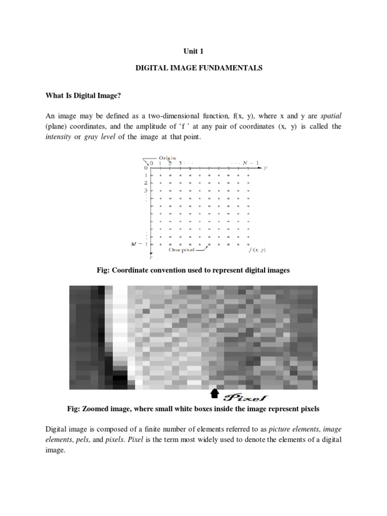 Image Processing Unit 1 PDF | PDF | Eye | Retina