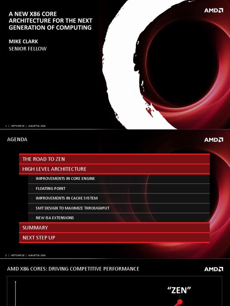 AMD ZEN Architecture PDF | PDF | Cpu Cache | Advanced Micro Devices