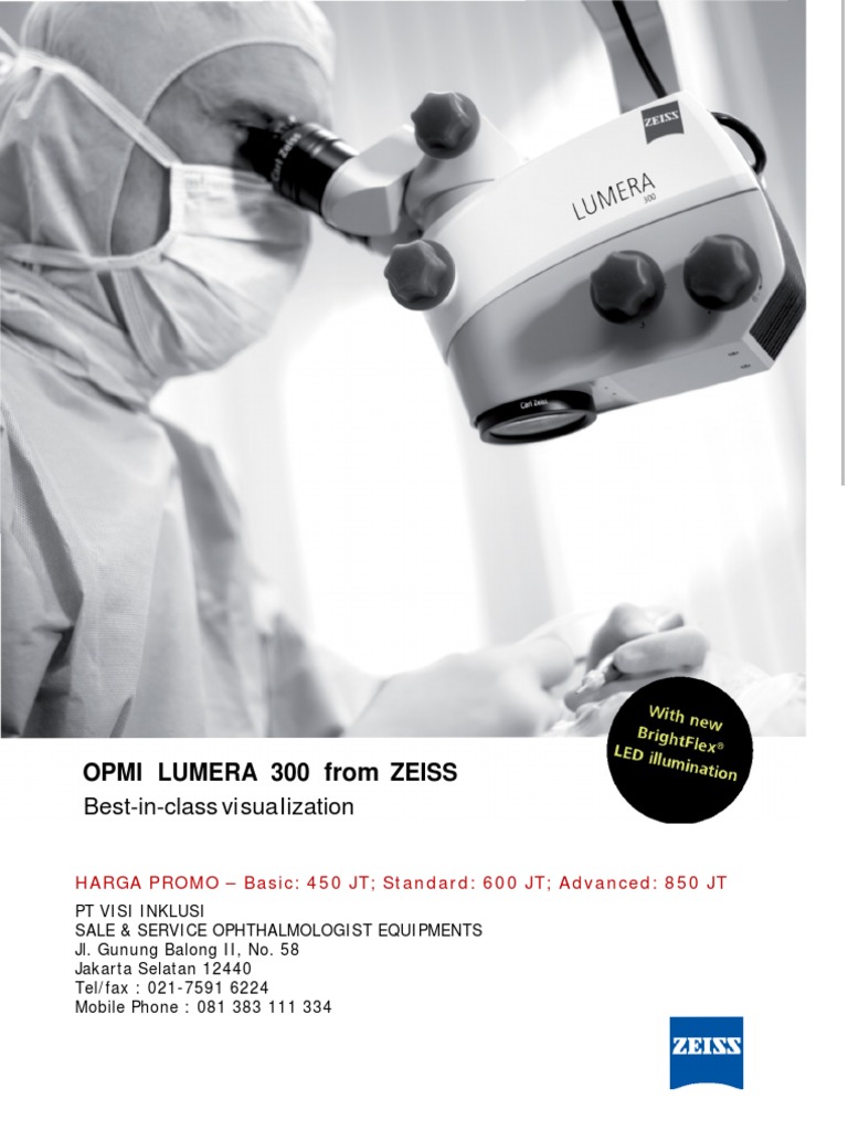 RS Tiara Sella Brosur Opmi - Lumera - 300 | PDF | Microscope | Surgery