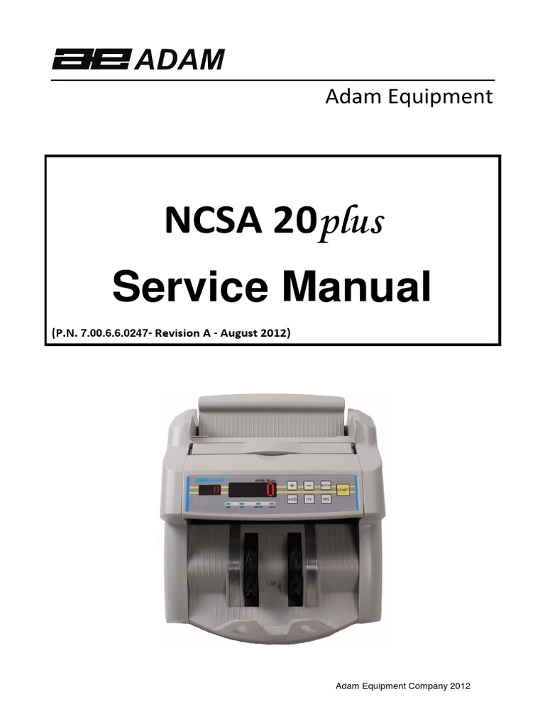 Note Counting Machine 1237 | PDF | Electromagnetic Interference ...