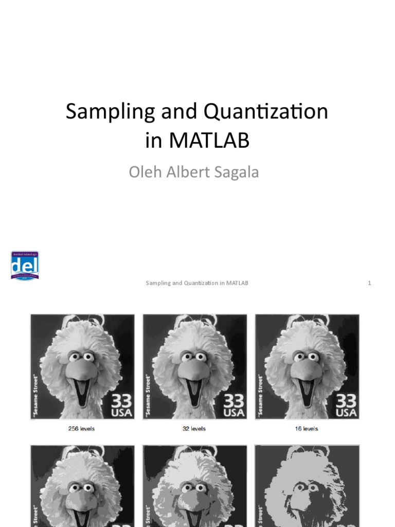 Sampling and Quantization in Matlab: Oleh Albert Sagala | PDF | Sampling (Signal Processing ...