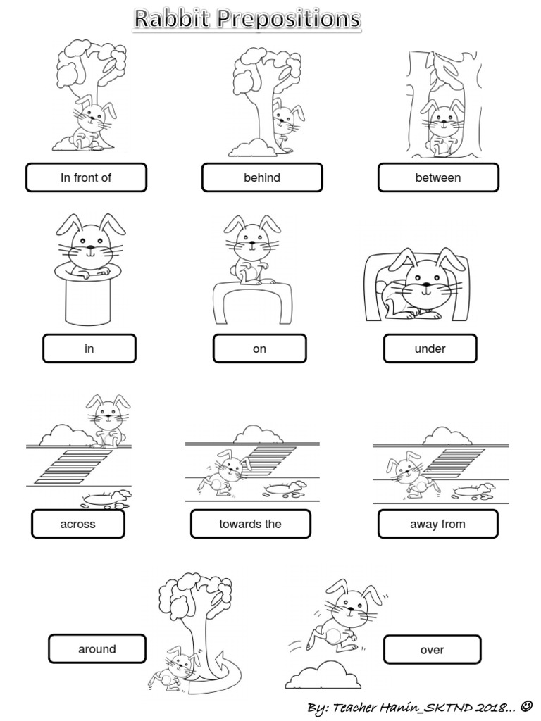 Prepositions of Place Guide | PDF