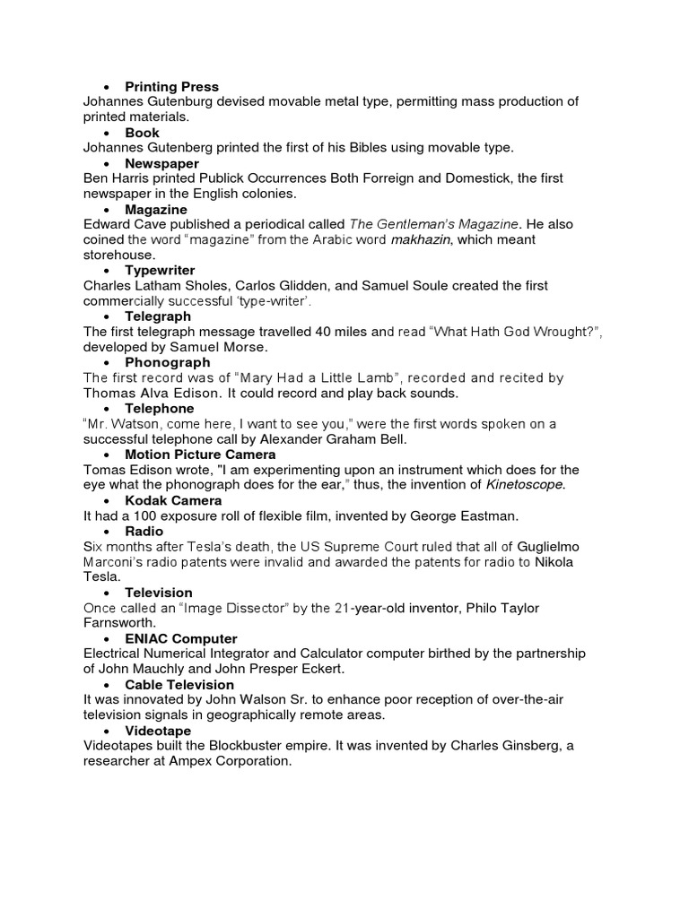 From Printing Press To Web 2.0 | PDF | Sony | Mobile Phones