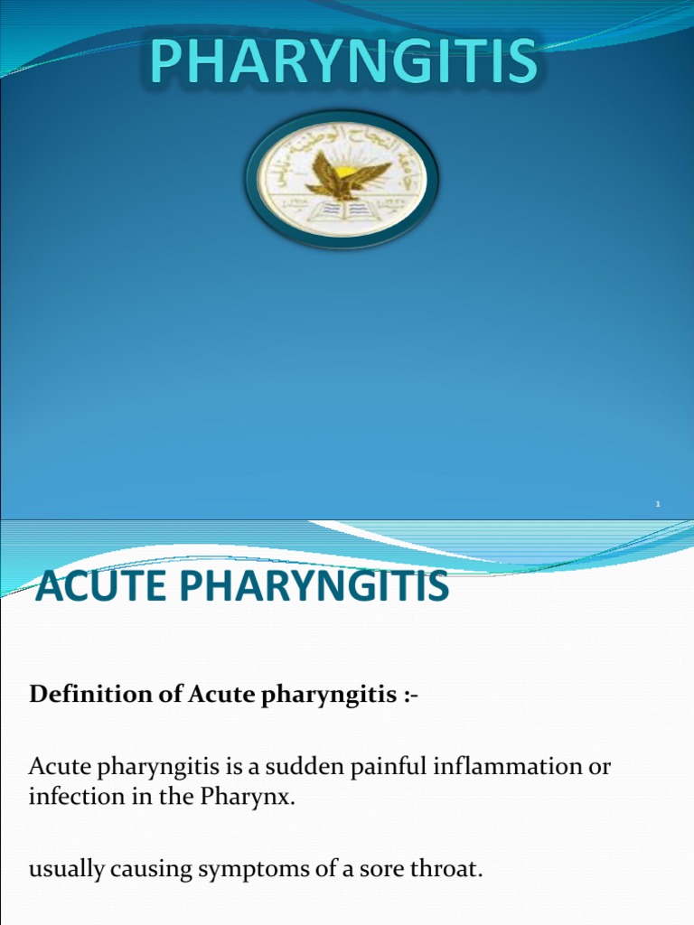 Acute pharyngitis: causes, symptoms and treatment | PDF | Diseases And ...