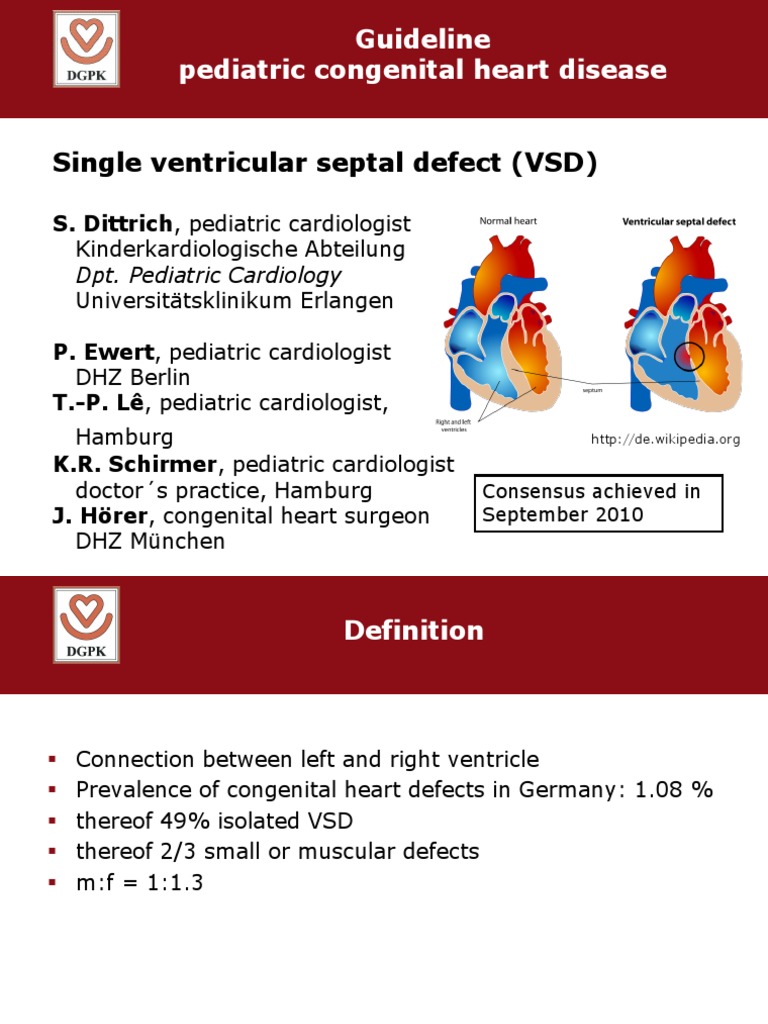 Pediatric VSD Guidelines | PDF | Heart Valve | Heart