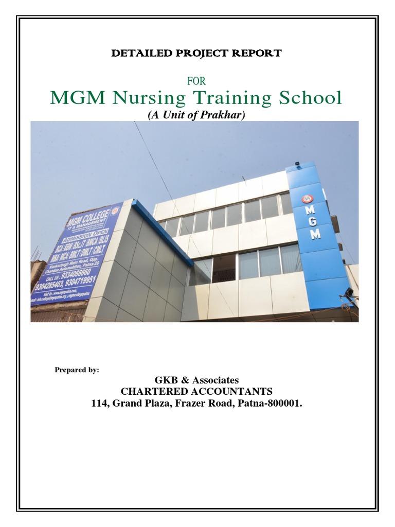 College Project Report - New | PDF | Nursing | Hospital