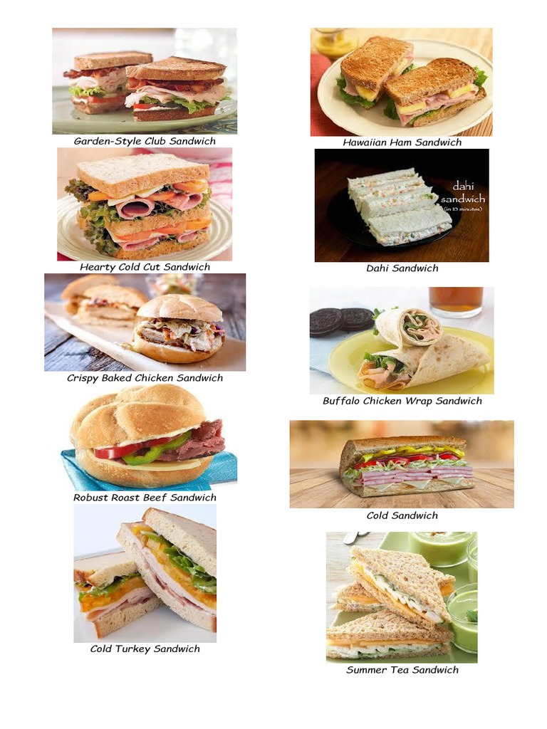 Sandwiches | PDF