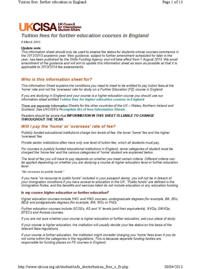 Tuition Fees e Fe | PDF | Permanent Residence (United States) | Social ...