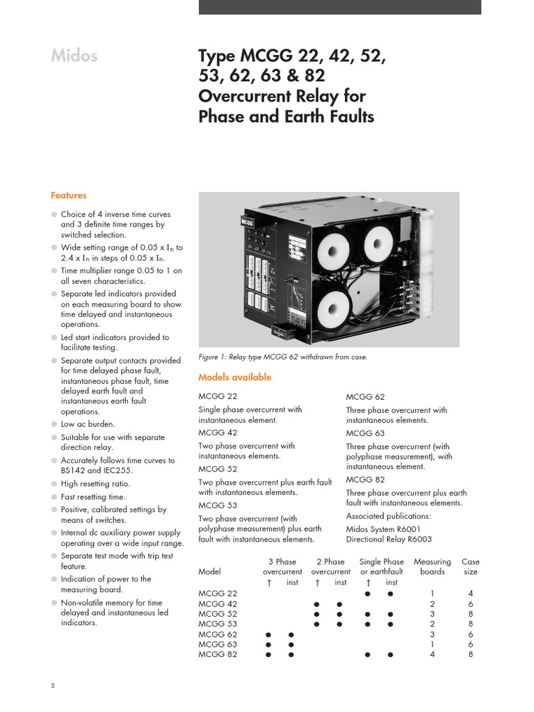MCGG - 22 32 62 Manual | PDF | Relay | Switch