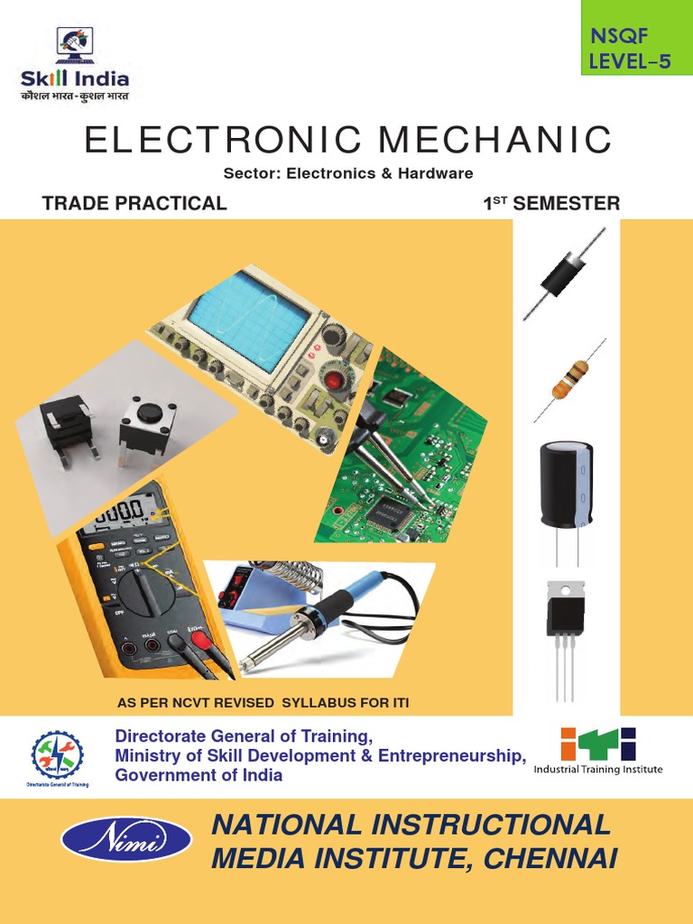 Electronic Mechanic (NSQF) - 1st SEM - Practical - WM | PDF | Rectifier | Resistor