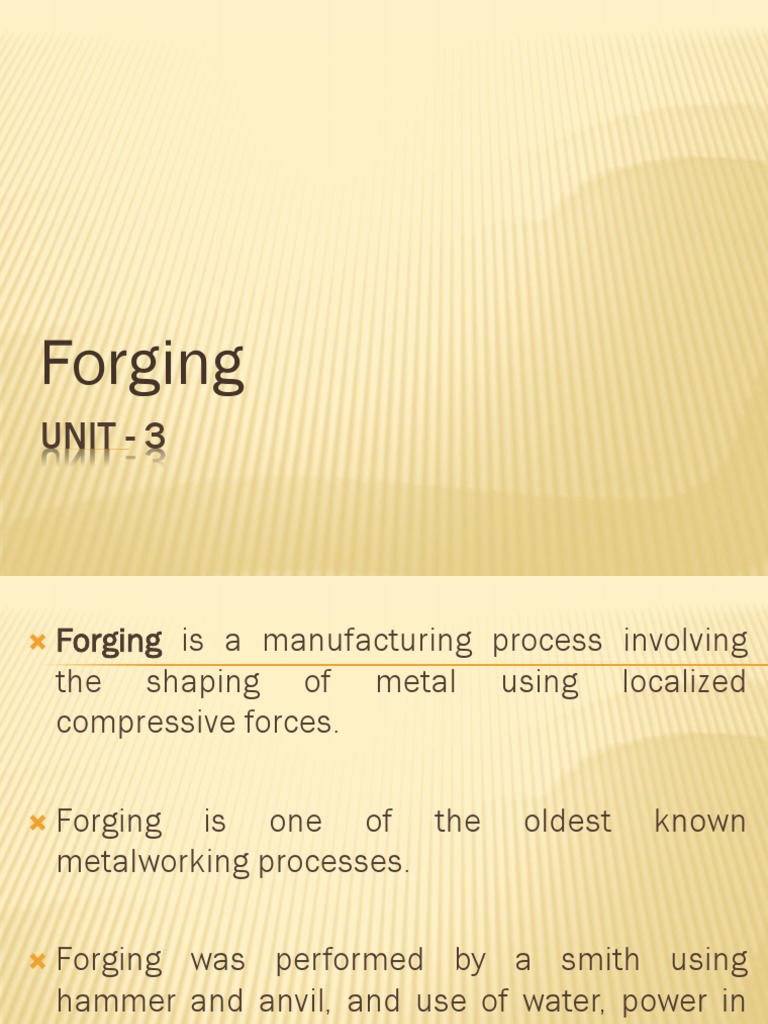 Forging Fundamentals: A Comprehensive Guide to Forging Processes ...